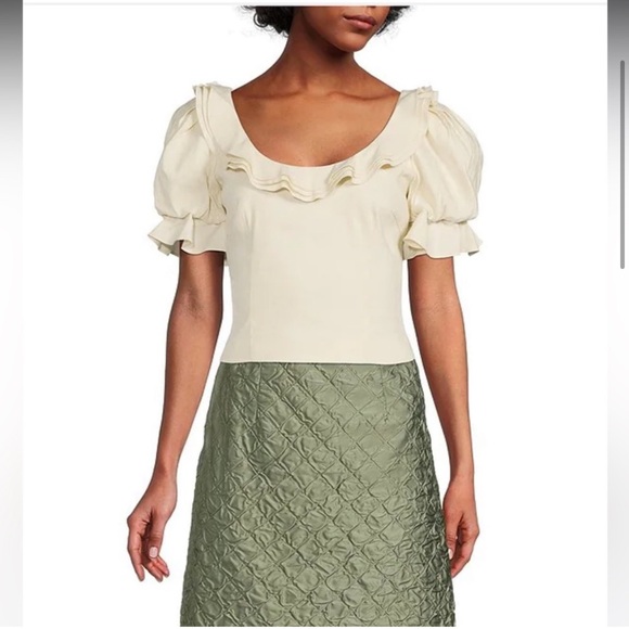 ANTONIO MELANI | Tops | Nwt Antonio Melani X Courtney Grow Cora Ruffle ...